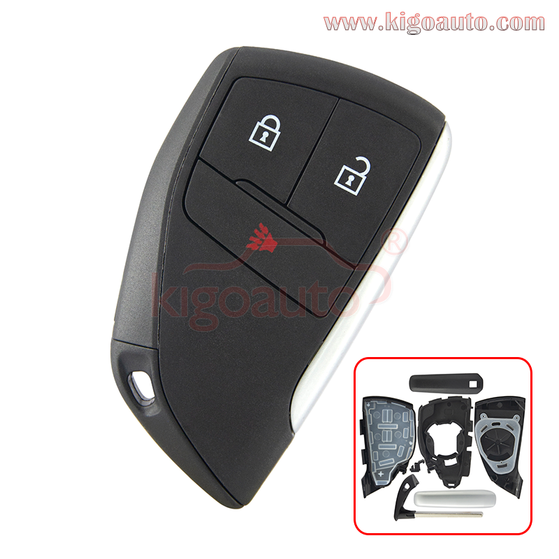 FCC YG0G21TB2 Smart Key shell 3 button for 2021-2022 Buick Envision ...