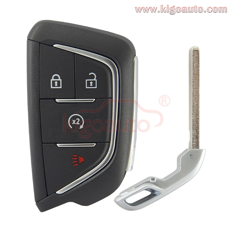 FCC YG0G20TB1 smart key shell 4 button for 2020-2022 Cadillac CT4 CT5