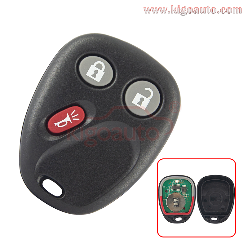21997127 LHJ011 remote fob 3 button 315Mhz for GM Chevrolet Cadillac ...