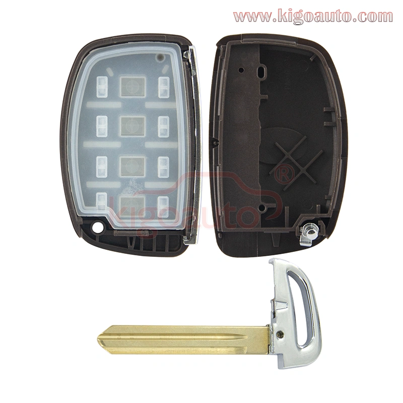 Smart key shell 4 button for Hyundai
