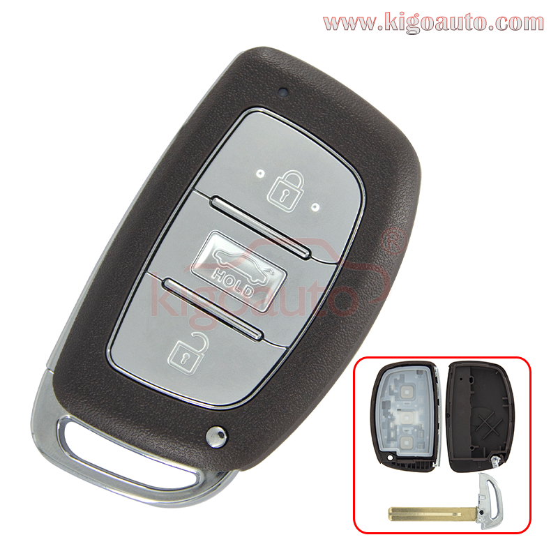Smart key shell 4 button for Hyundai Verna Elantra 2015 2016 2017 PN ...