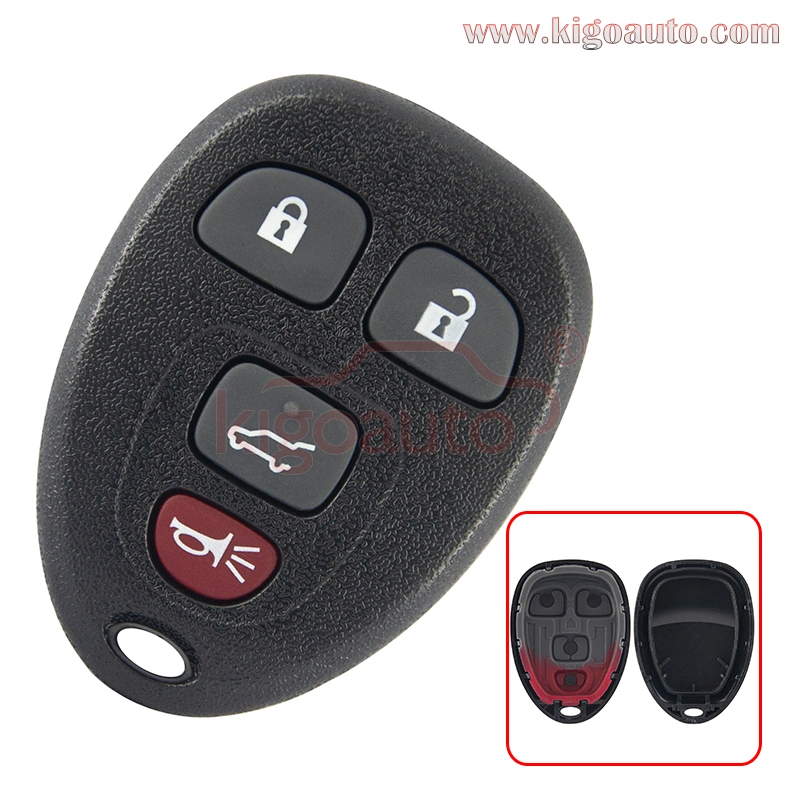 (No battery holder)FCC KOBGT04A Remote fob case 4 button for GMC Acadia ...