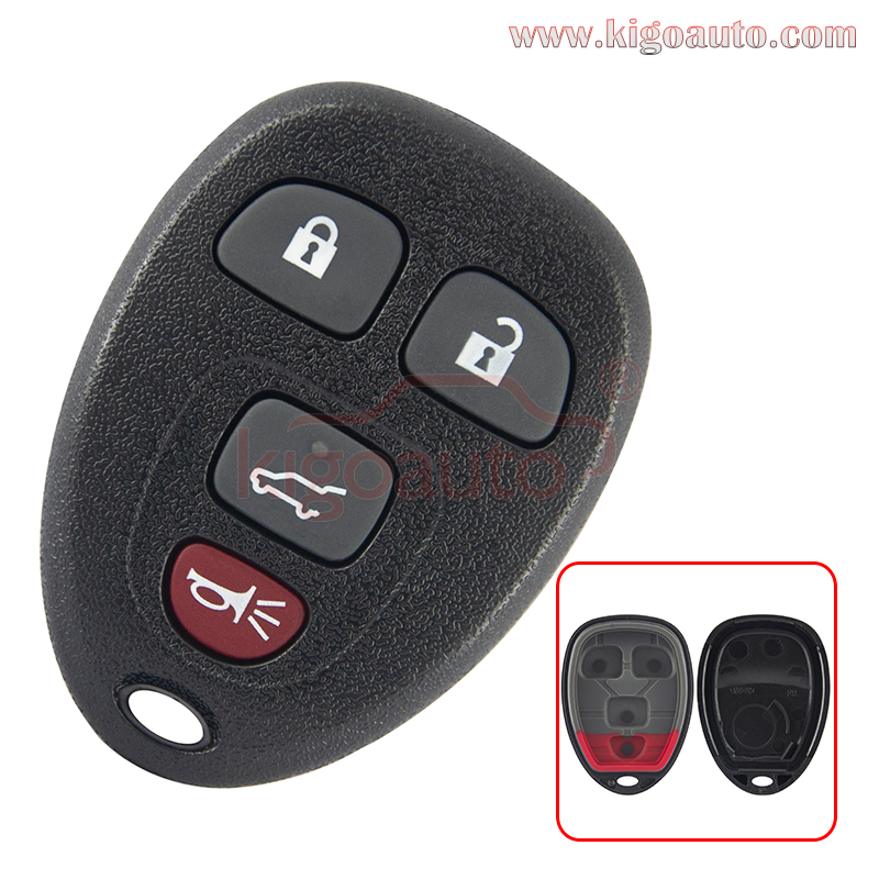 (with battery holder)20869054 Remote fob case 4 button OUC60270 for GMC ...