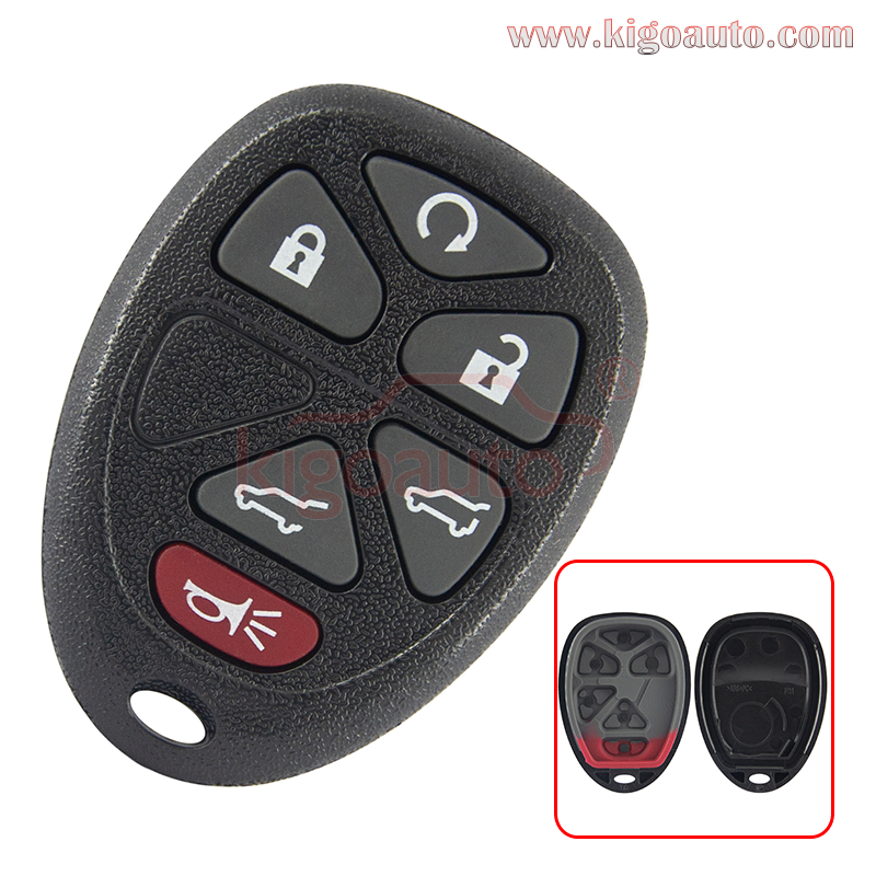 OUC60270 / OUC60221 Remote fob case 6 button for GM
