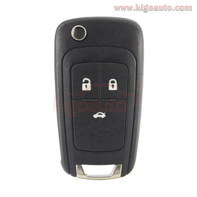 (Round back)Flip key shell 3 button for Chevrolet Cruze Orlando Malibu ...