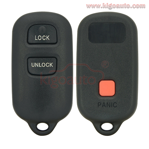 PN: 08191-00922 Remote fob 2+panic 303.8Mhz for 1995-2006 Toyota Scion ...