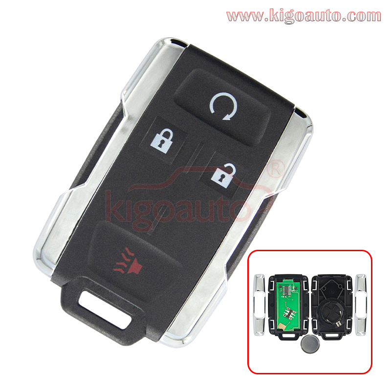 FCC M3N-32337200 remote fob key 4 button 433MHZ for Chevrolet Colorado ...
