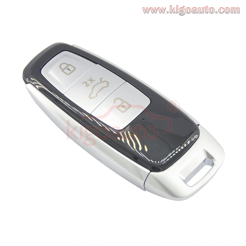 4N0959754 Smart key shell 3 button for Audi A6 C8 A7 A8 Q8 2017-2020