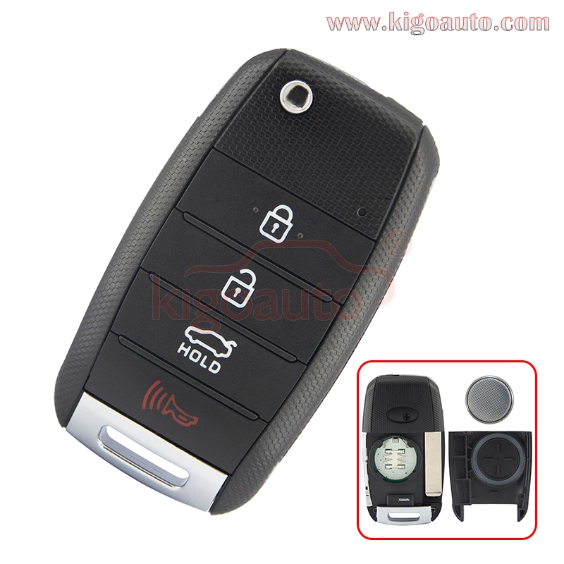 PN: 95430-D4010 Flip remote key 4 button 434Mhz for 2016-2020 Kia ...