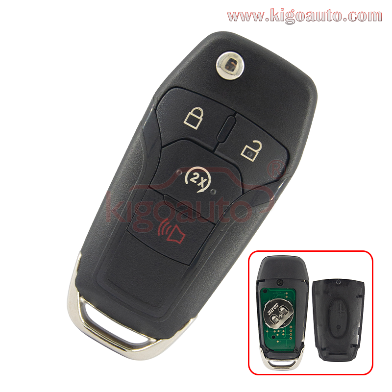FCC N5F-A08TBLP Flip remote key 4 button 434mhz for 2023 Ford F-150 F ...