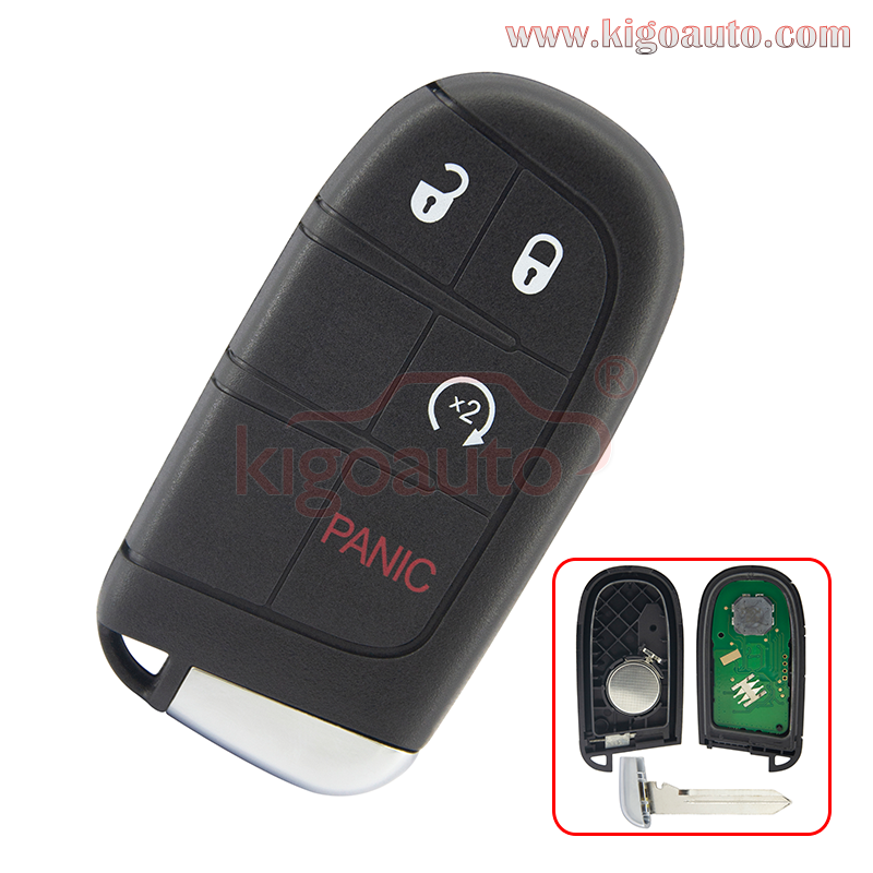 FCC M3N-40821302 Smart key 4 button 434Mhz 46 chip for Dodge Durango ...