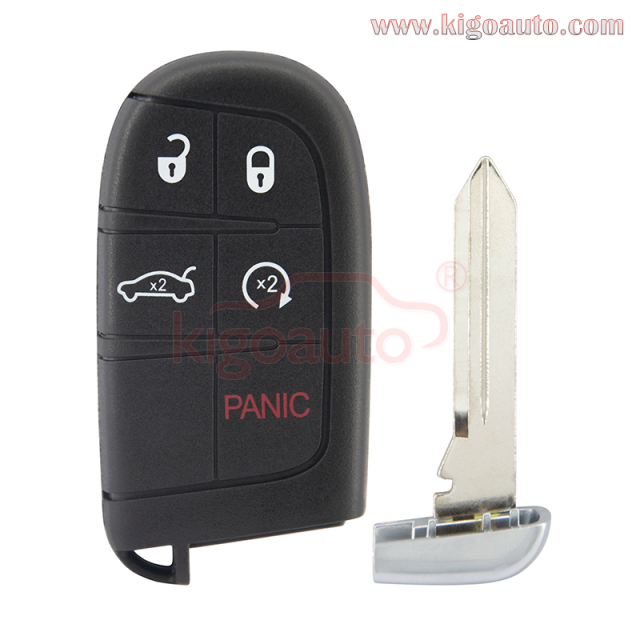M3N-40821302 Smart Key 5 button 434Mhz 46 chip for Dodge Chrysler