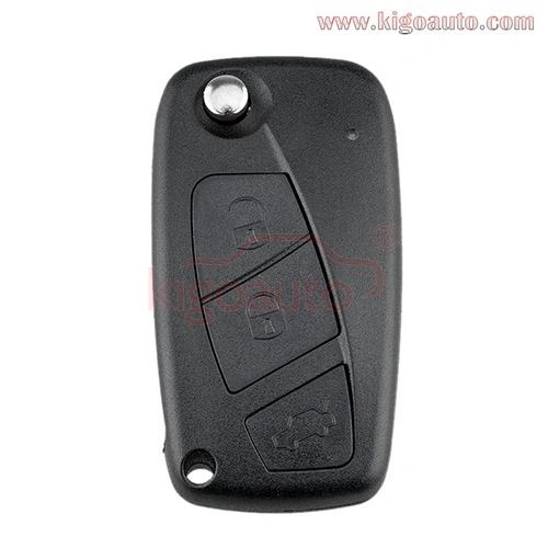 Flip remote key shell 3 button SIP22 blade for Fiat Punto Ducato Stilo ...