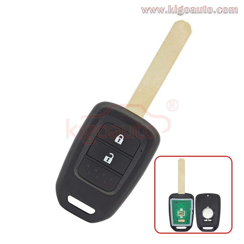 HLIK6-1T Remote key 2 button 313.8Mhz 434mhz for Honda Jazz Civic ...