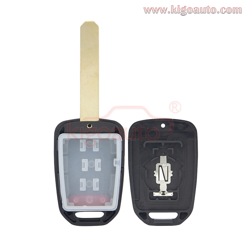 Remote key shell 3 button with panic HON66 for Honda FCC MLBHLIK6 1T