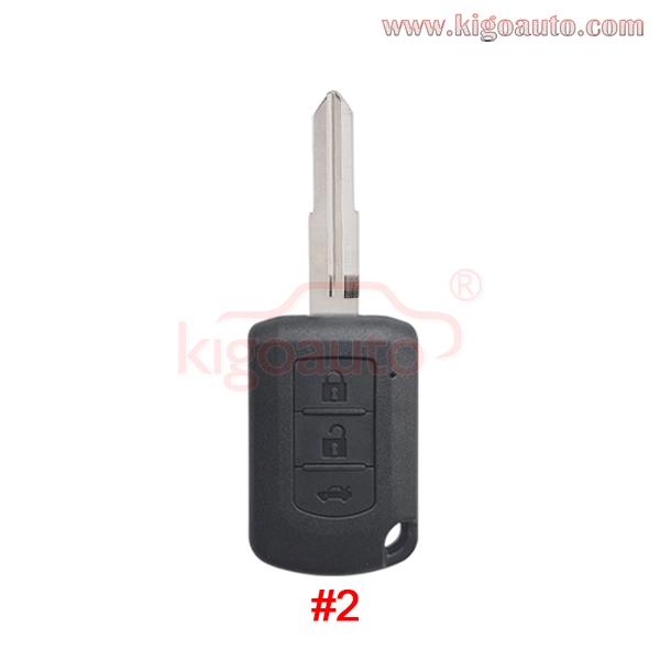 Remote key shell 3 button MIT8 blade for Mitsubishi Lancer Outlander ...