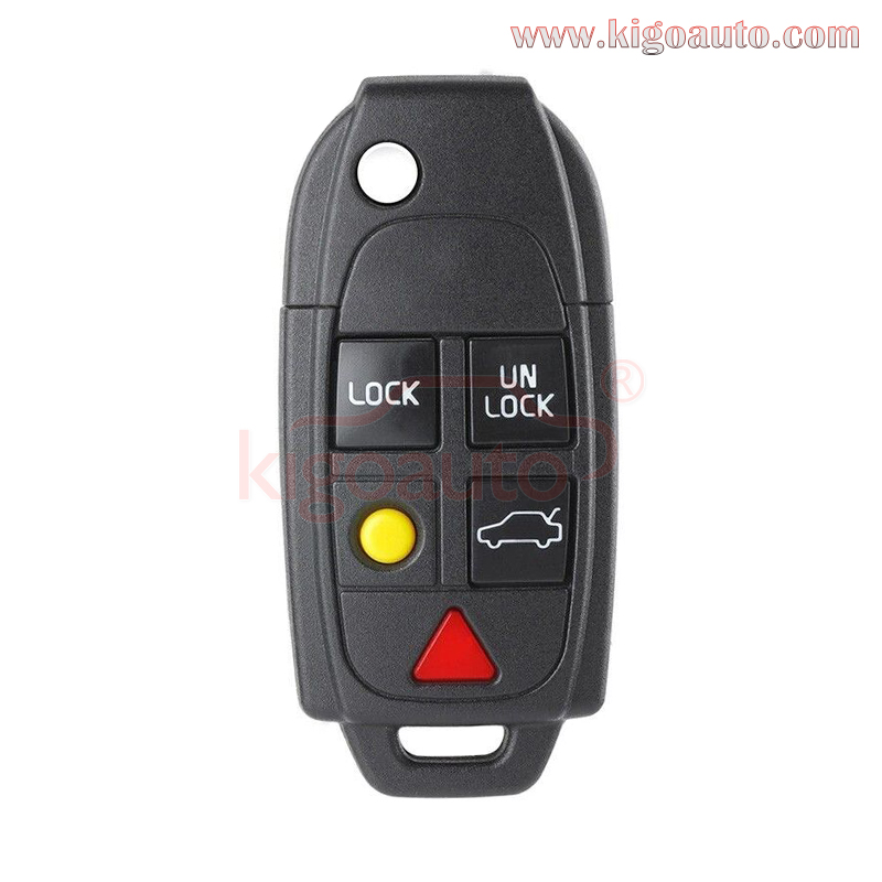 FCC LQNP2T-APU flip remote key 5 button 315mhz ID48 chip for 2004-2007 ...