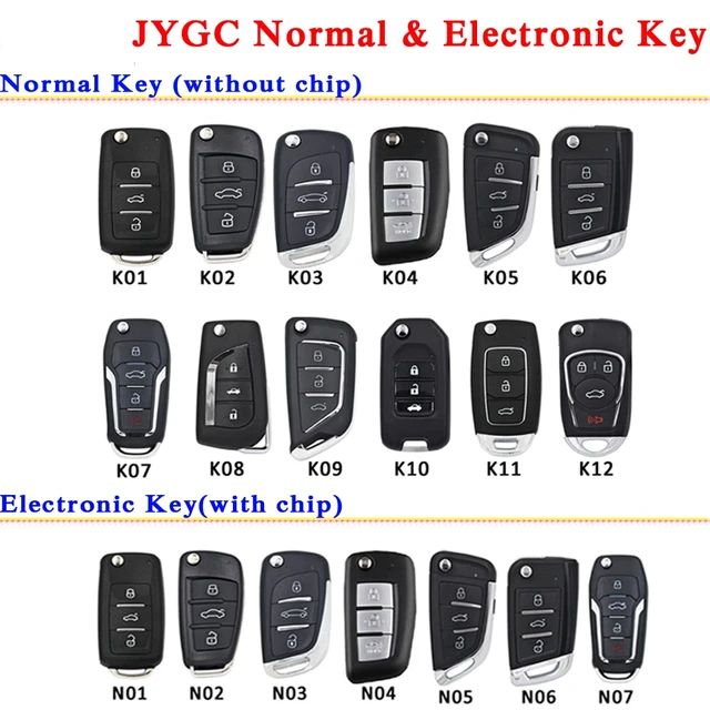 JYGC JMD Magic K or N Series Universal Remote Normal or Electronic Key ...