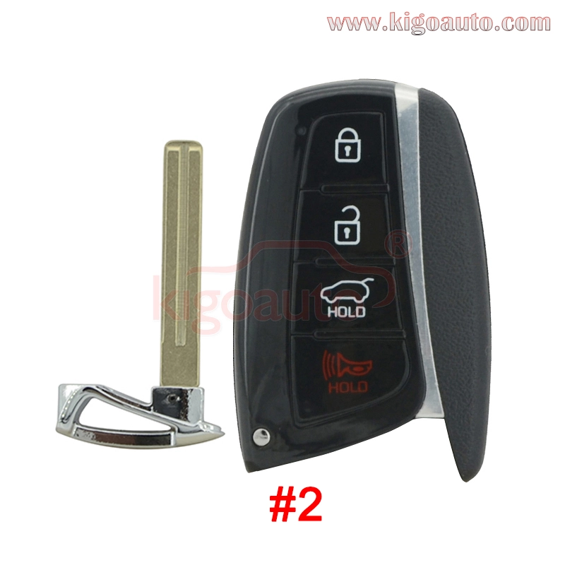 P/N 95440-4Z200 Smart Key case 4 button for Hyundai Santa Fe 2015-2018 ...