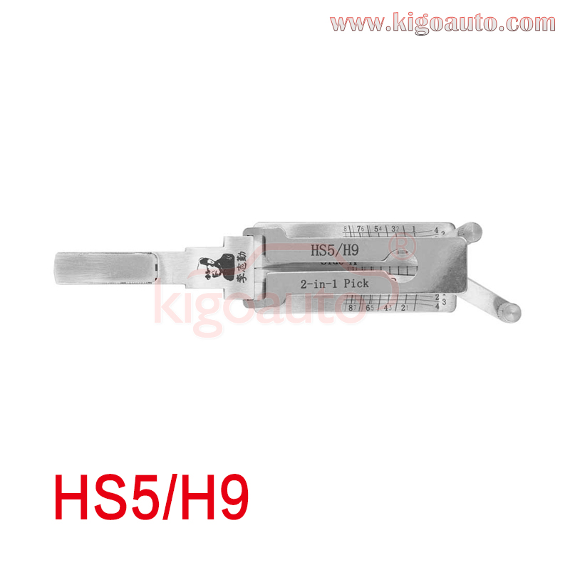 Lishi HS5/H9 2-in-1 Lock Pick and Decoder for Hongqi