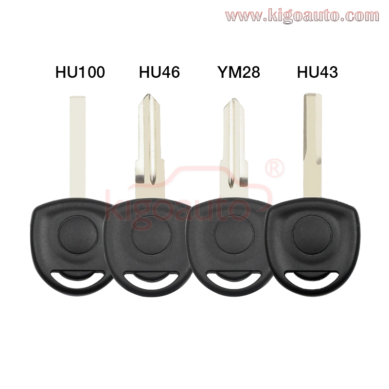Transponder Key with ID46 chip HU100 for Opel Corsa ASTRA