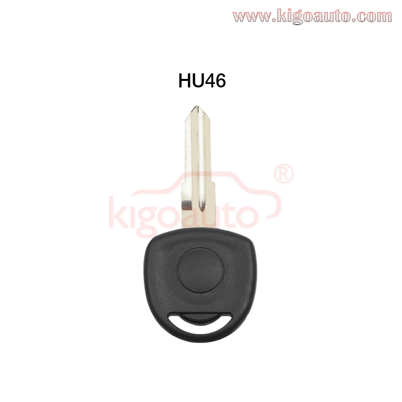 Transponder key blank no chip HU100 for Opel