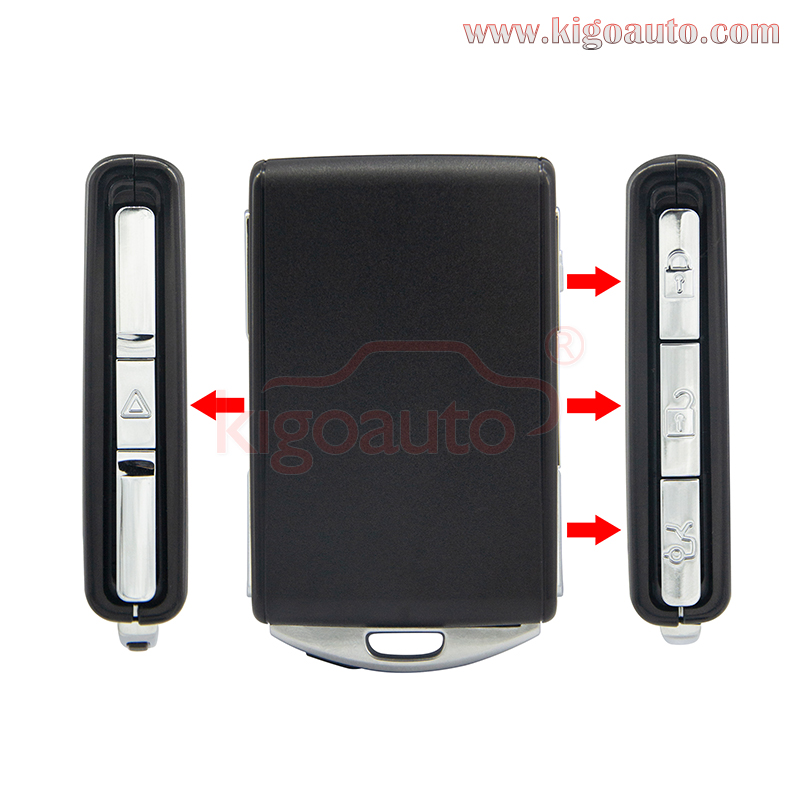 YG0HUF8423 Smart key 4 button 434MHZ 8A Chip for Volvo S90 V60 V90 XC60 ...