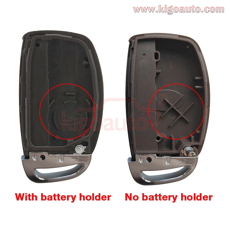Smart key shell case 4 button for Hyundai Elantra 2016 2017 2018 PN ...