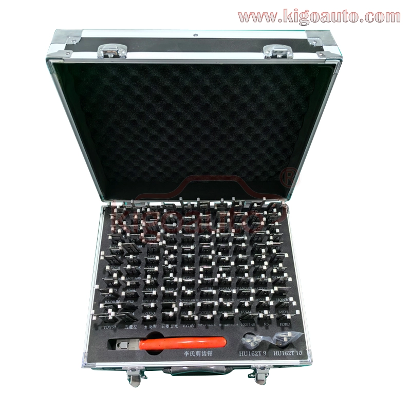 Lishi tool box Set Full Lishi 2 in 1 Auto Pick and Decoder 112 pieces ...