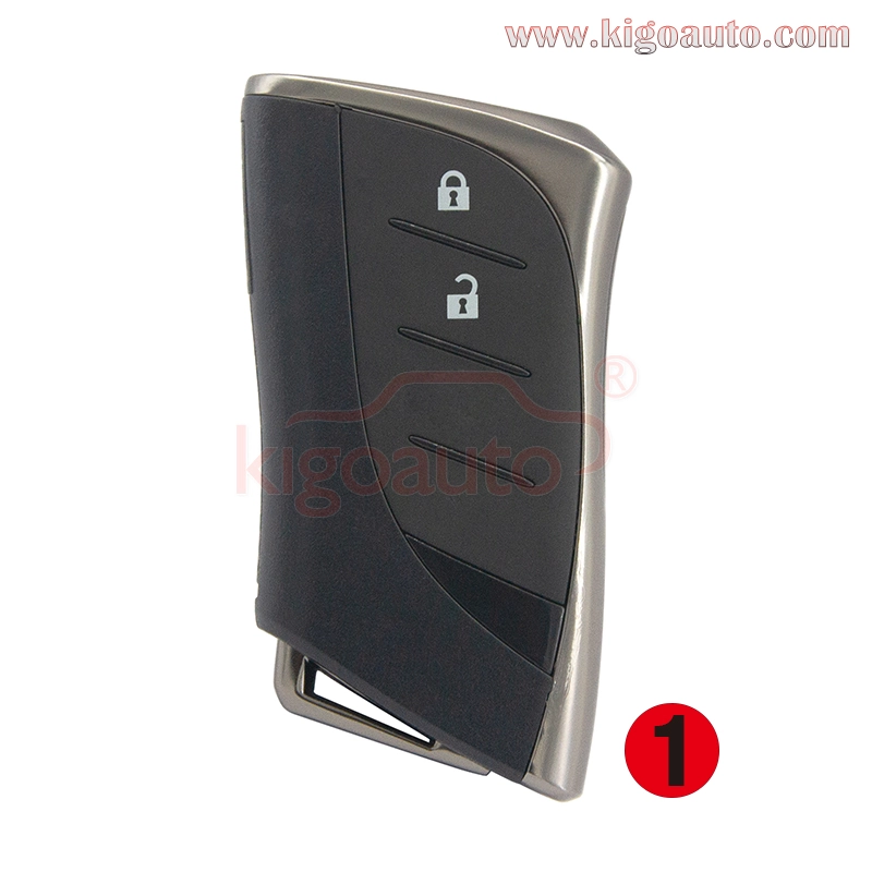 FCC HYQ14FBF Smart key shell 2/3/4 button for 2019 Lexus ES300h ES350 ...