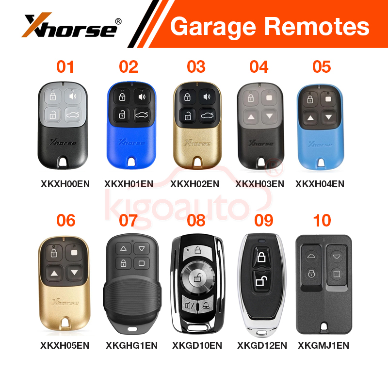 XK Series Xhorse VVDI Universal Wired Remote Garage Door Key,Xhorse ...