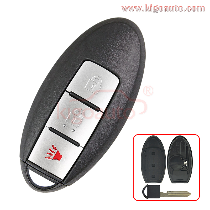 FCC KR5S180144014 smart key case 3 button for Nissan Pathfinder 2013 ...