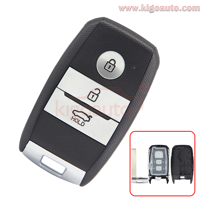 Smart key shell 3 button Trunk for Kia Optima 2016-2020,Kia