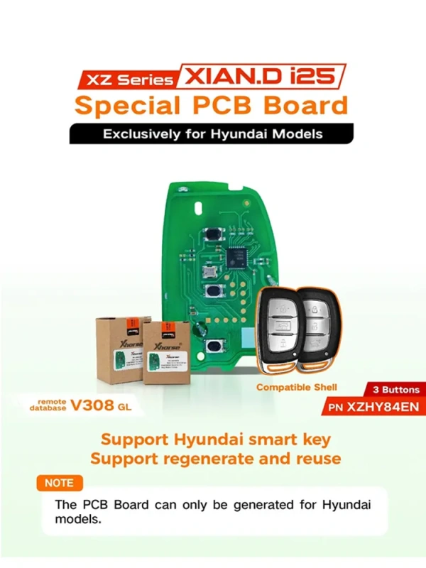 Xhorse XZHY84EN Special PCB Board For Hyundai Models,Xhorse VVDI Remotes