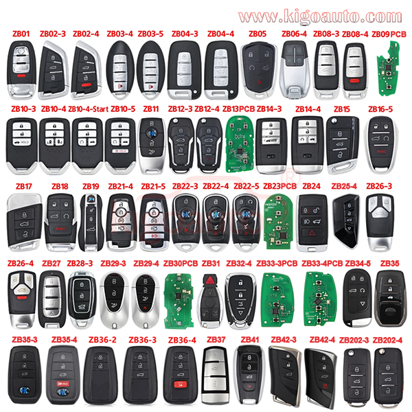 KEYDIY KD ZB Series Smart Keys Universal Remotes for KD-X2 KD-MAX