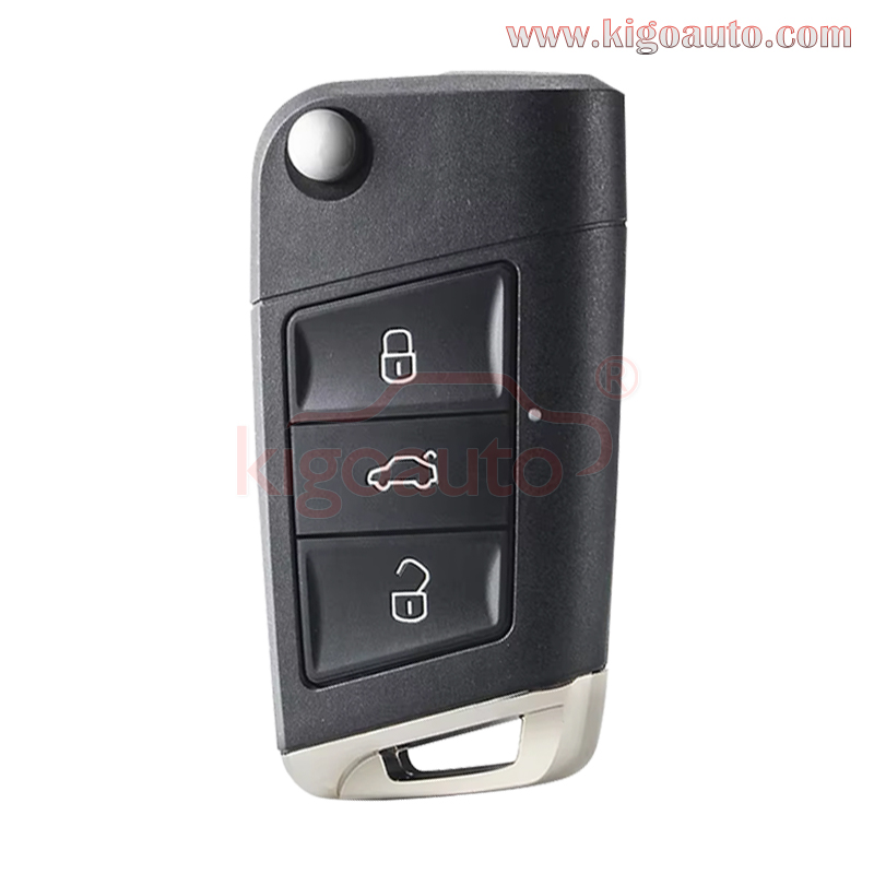 Modified flip key shell 3 button HU66 blade for VW Golf Skoda Octavia,VW
