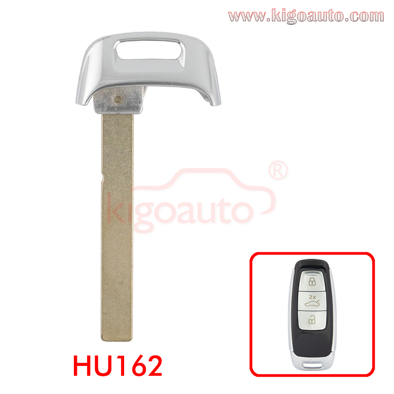 Smart Key blade HU162 for 2018 Audi A8L Emergency Key,Audi