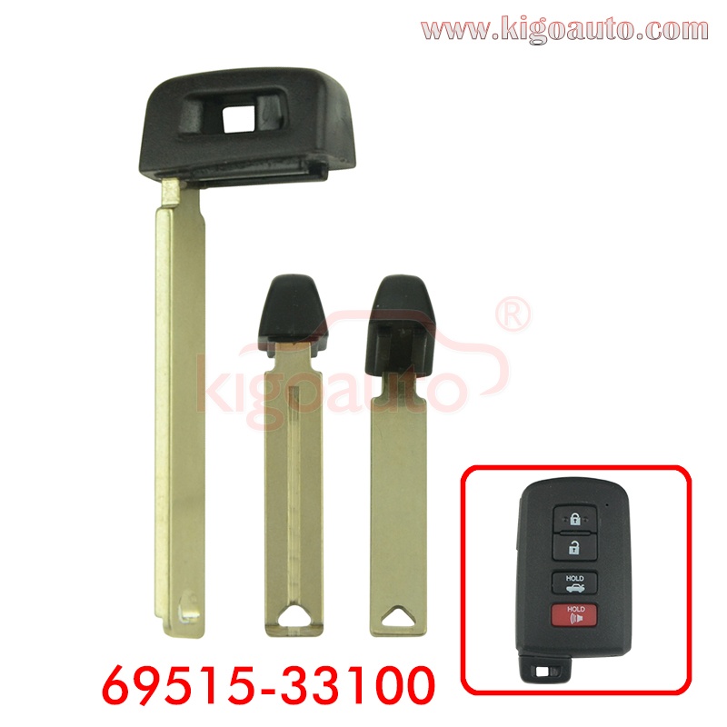 PN 69515-33100/06030 Smart key blade for 2012-2015 Toyota Camry