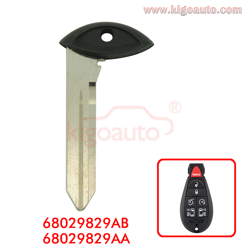 P/N 68029829AB Fobik key insert for Chrysler Dodge Jeep