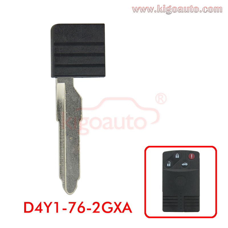 Smart key insert MZD24 for FCC BGBX1T458SKE11A01 Mazda 3 6CX-7 CX-9 ...
