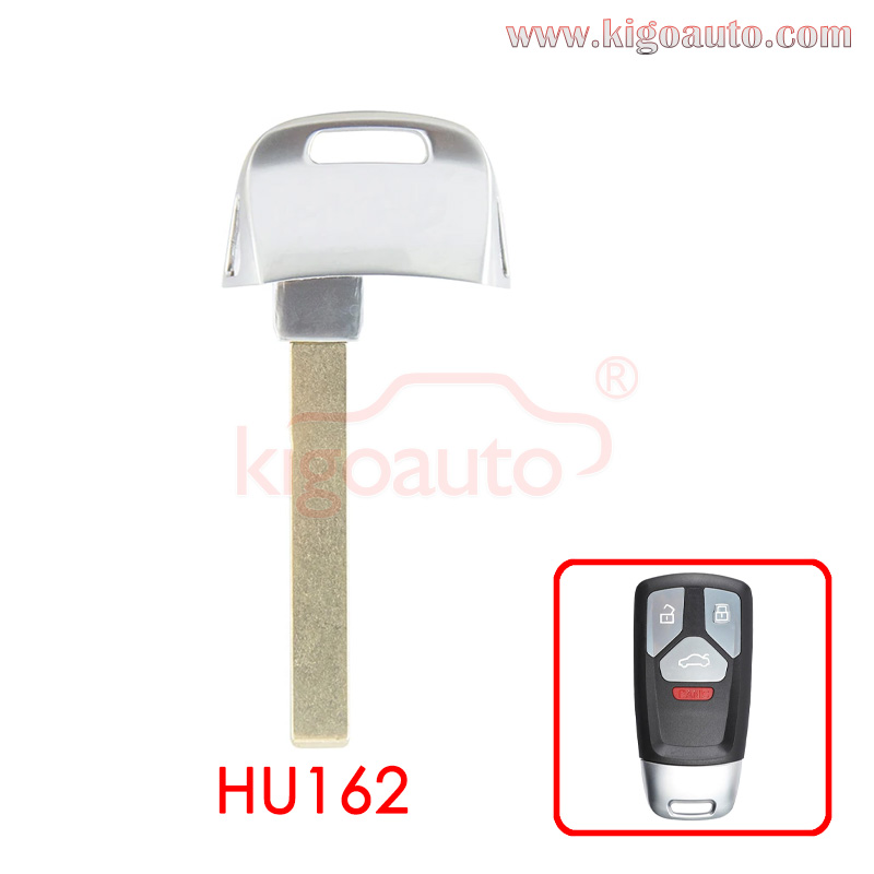 Smart Key blade for 2017 2018 Audi SQ7 Q7 TT A4 A5 Emergency Key,Audi