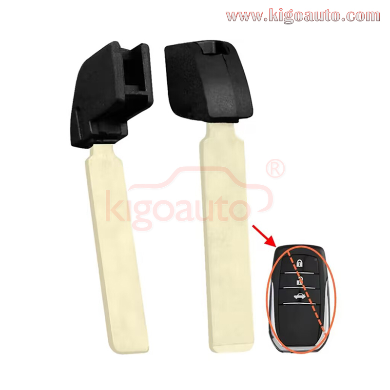 Smart key insert emergency key blade for Toyota HILUX FORTUNER RAV4 ...