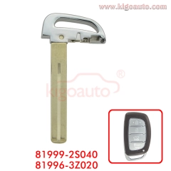 smart key blade for Hyundai
