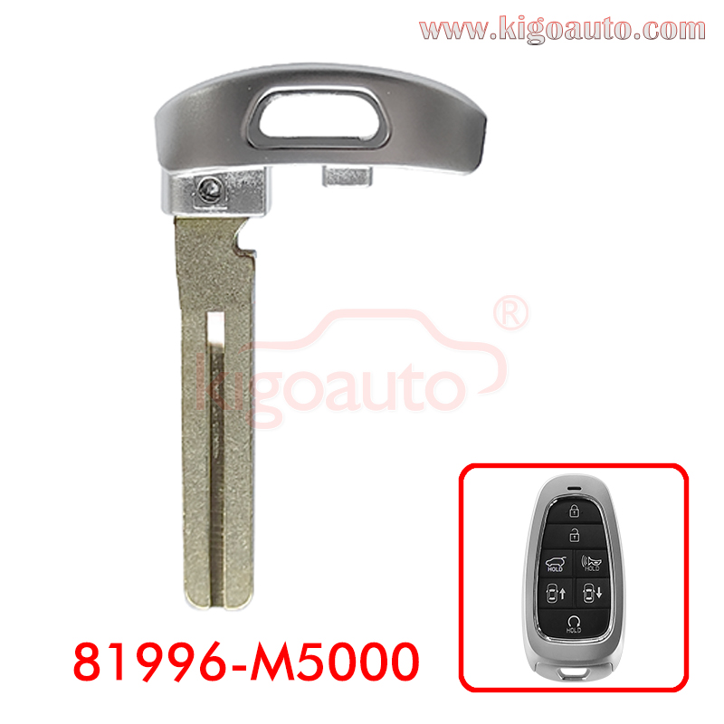 81996-M5000 key Insert Blade For 2019 2020 2021 Hyundai Nexo Sonata ...