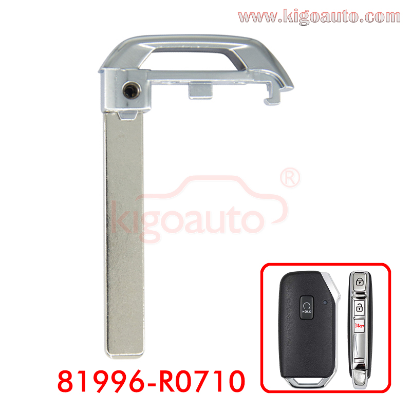 PN 81999-D4060 81996-G5A20 Emergency Insert Key Blade For Kia Optima ...