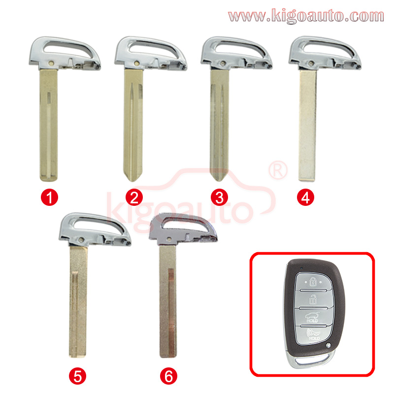 smart key blade for Hyundai