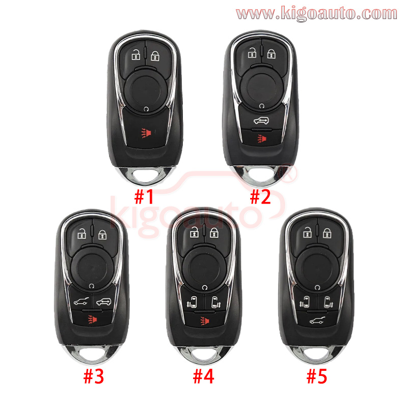 Smart Key Shell 4 / 5 / 6 Button for Buick GL8,Buick