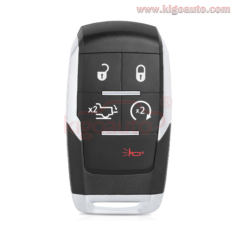 FCC GQ4-76T Smart key 5 button 433Mhz 4A Chip for 2019 2020 2021 Dodge ...