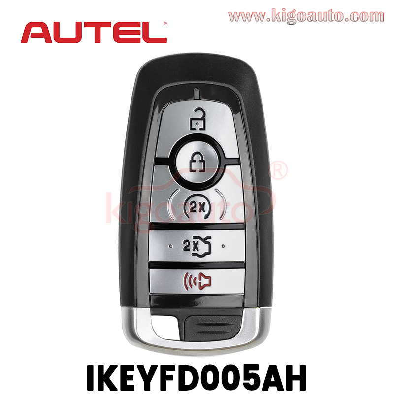 Autel MaxiIM iKey Universal Smart Key Ford Style 5 Button IKEYFD005AH ...