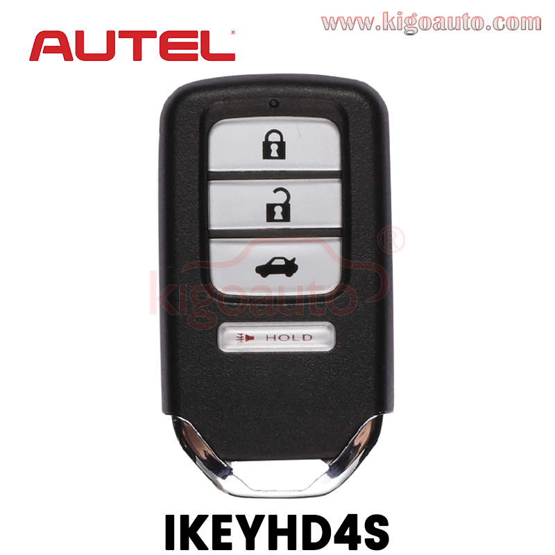 Autel MaxiIM iKey Universal Smart Key Premium Style for Honda 4 button IKEYHD004AL / IKEYHD4S